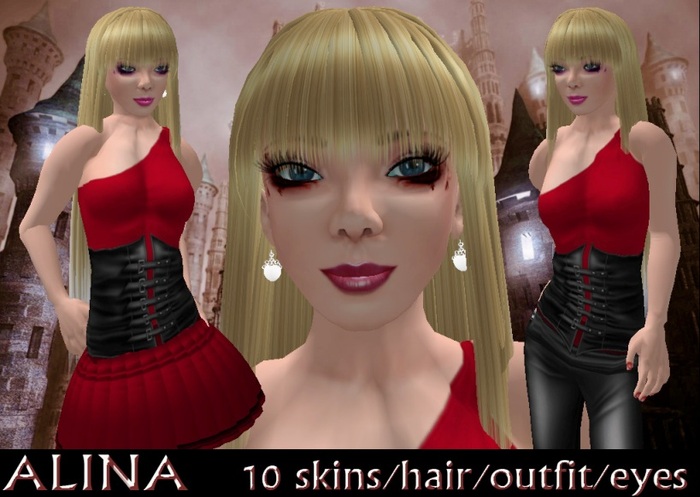 Second Life Marketplace - Woman avatar Alina female skins for classic ...