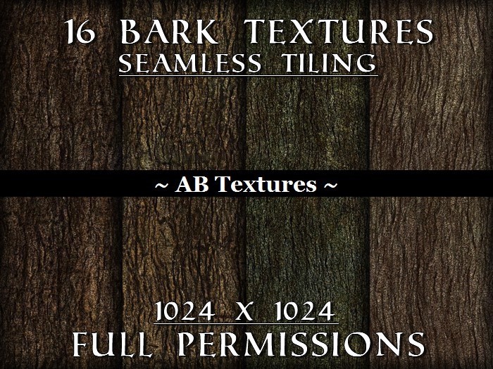 Second Life Marketplace - 16 Bark textures 1024x1024 Seamless tiling ...