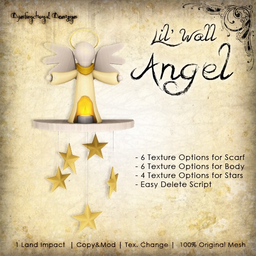 Second Life Marketplace - [DDD] Lil' Wall Angel