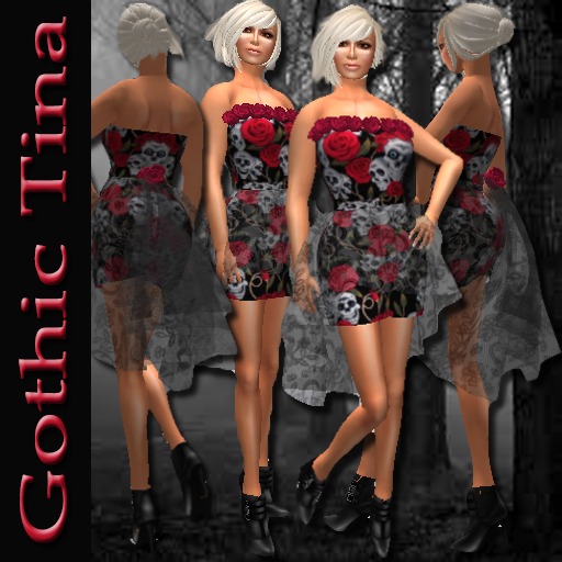 Second Life Marketplace - Gothic Tina mesh dress