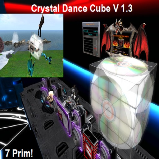 Second Life Marketplace - Crystal Dance Cube V1.3 (Box of 1)