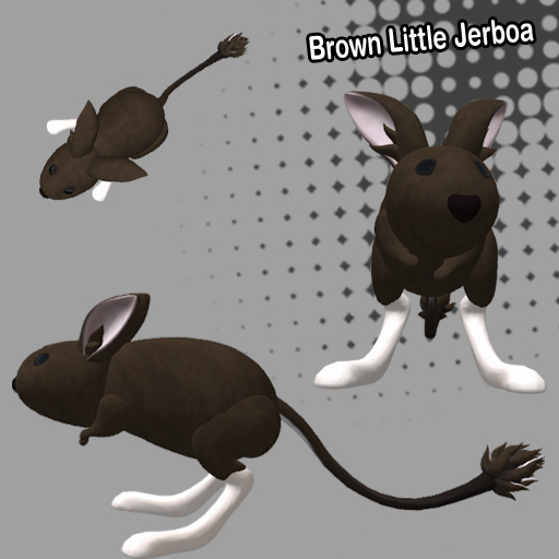 Second Life Marketplace - Little Brown Jerboa Avatar - Tiny