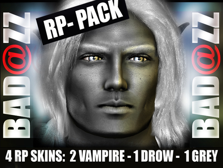 Second Life Marketplace - 4 Different Roleplay Skins (vampire, drow ...