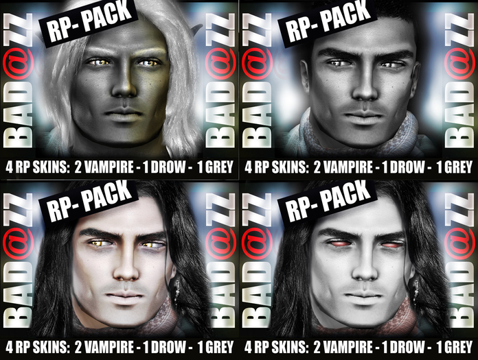 Second Life Marketplace - DEMO - Predator skin - Roleplay pack (4 skins ...