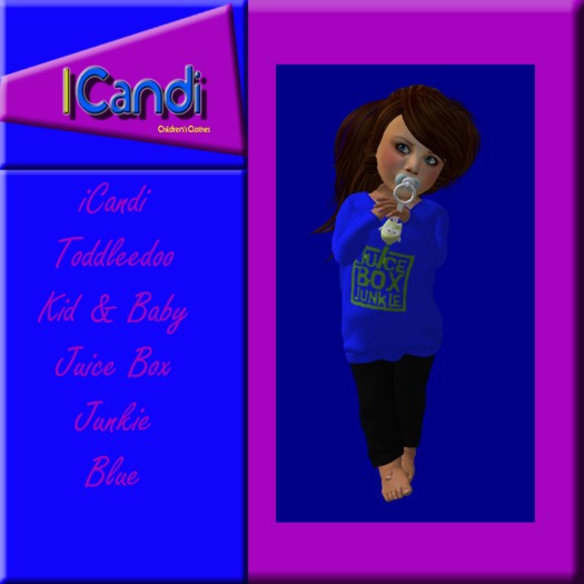 Second Life Marketplace - iCandi- TD Juicebox Junkie Sweatsuit Blue