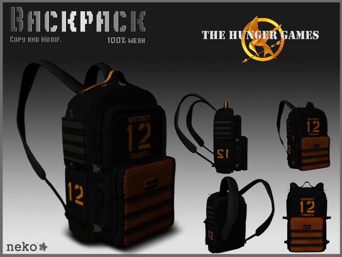 Second Life Marketplace - District 12 Backpack