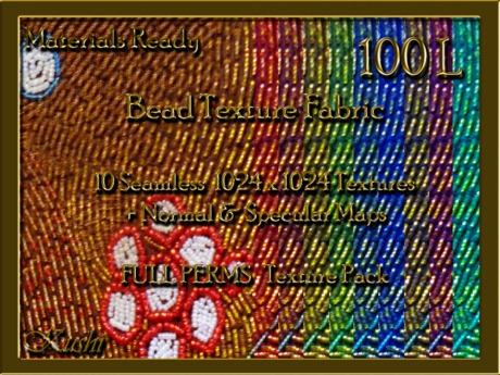 Second Life Marketplace - *Kushi* Bead Texture Fabric Seamless Textures ...