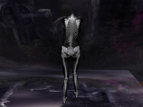 Second Life Marketplace - Skeleton Suit Black & White