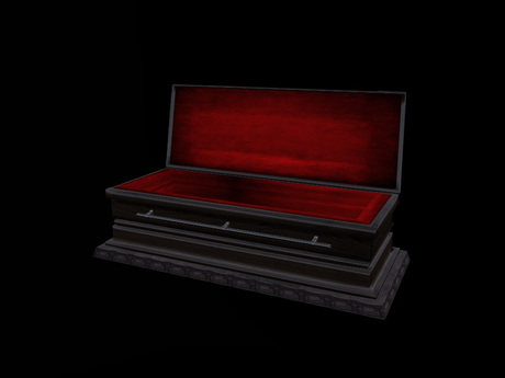 Second Life Marketplace - Dark Wood Gothic Vampire Coffin With Color ...