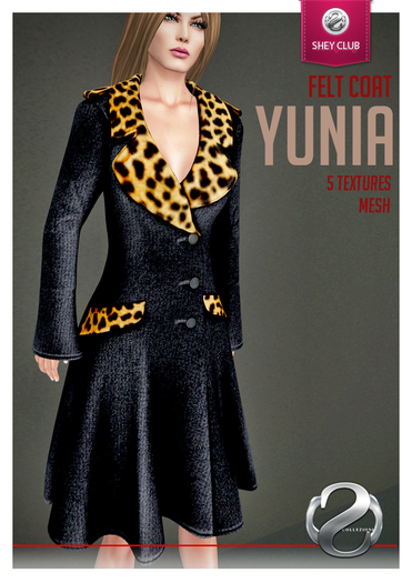Second Life Marketplace - SHEY - Yunia Felt Coat Demo
