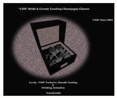 Second Life Marketplace - Bride & Grooms Toasting Glasses Silver *CHB ...