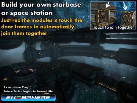 Second Life Marketplace - Starbase Crew Quarters [30 prims]