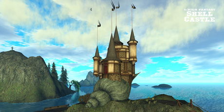Second Life Marketplace - The High Fantasy Shell Castle