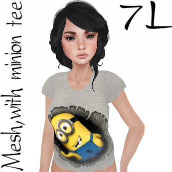 Second Life Marketplace - ^.^ Shock shop ^.^ Mesh,with minion tee