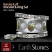 Second Life Marketplace - EarthStones Karuka Bracelet & Ring - Silver ...