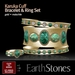 Second Life Marketplace - EarthStones Karuka Bracelet & Ring - Gold ...