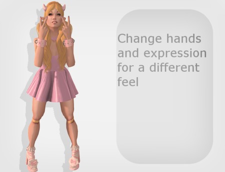 Second Life Marketplace - ~ l p t ~ Kawaii Screw You Pose