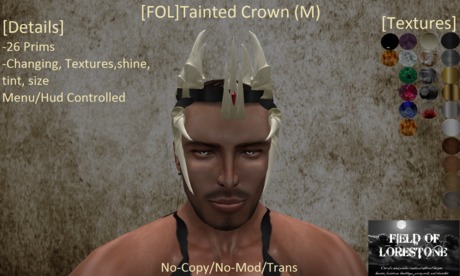 Second Life Marketplace - [FOL]Tainted Crown (M)