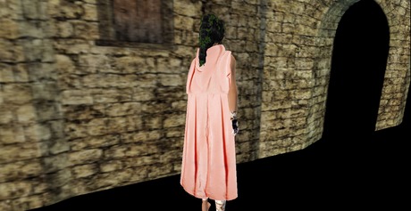 Second Life Marketplace - V & H Cape / cloak Pink satin
