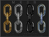 Second Life Marketplace - T-3D Creations [ Chain No.2 - 3 Rings - Gold ...