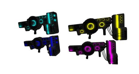 Second Life Marketplace - [R] DubStep Gun(B/W)