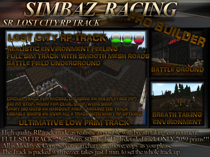 Second Life Marketplace - [SM] Lost City RP Track