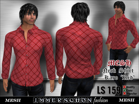 Second Life Marketplace - *SUPER SALE* - Immerschon Man - Mesh Neck ...