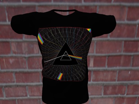 Second Life Marketplace - [RL] Pink Floyd Prism Tee v2
