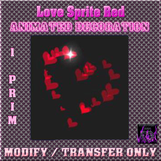Second Life Marketplace - BBD - Love Sprite Red (ANIMATED DECORATION ...