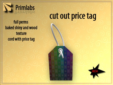 Second Life Marketplace - Full Perms Rack with hangers and pricetag