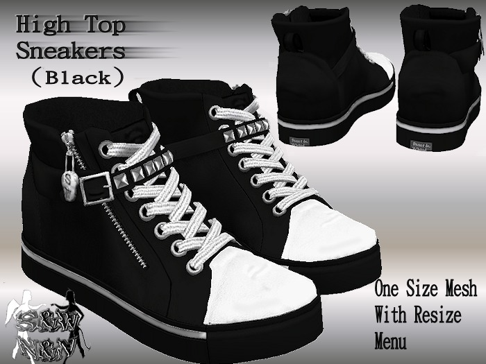 Second Life Marketplace - HIGH TOP SNEAKERS