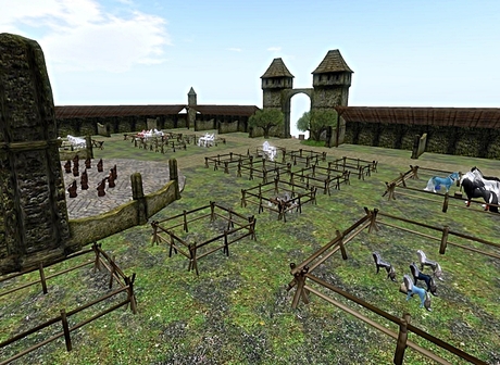 Second Life Marketplace - MEDIEVAL STABLE