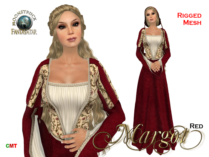 Second Life Marketplace - !! FANTAVATAR & MOONSTRUCK !! Margot Medieval ...