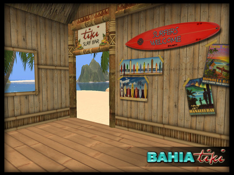 Second Life Marketplace - Bahia Tiki - Tiki Surf Shack