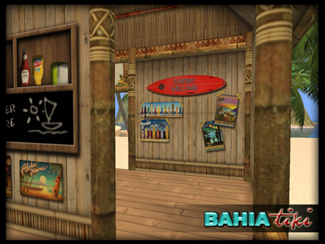 Second Life Marketplace - Bahia Tiki - Tiki Surf Shack