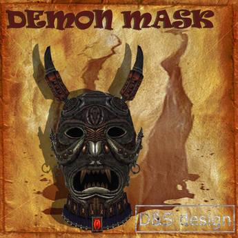 Second Life Marketplace - D&S design DEMON mask mesh