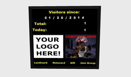 Second Life Marketplace - Mesh Visitor Counter (box)