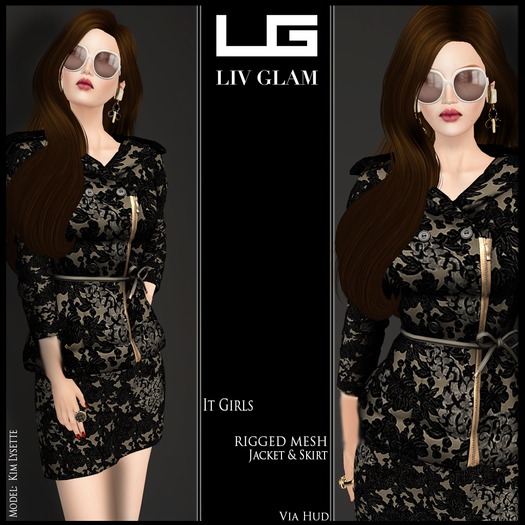 Second Life Marketplace - [LG] Boutique-[ WINTER-13] It Girl Hud 2