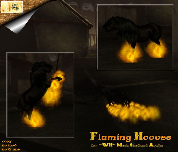 Second Life Marketplace - **AFD** Fire Hoof Shetty