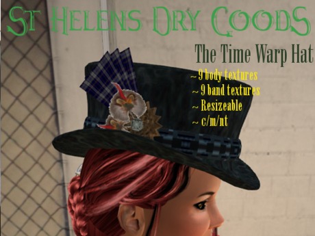 Second Life Marketplace - @LC@ Chameleonic Time Warp Hat - Human and ...