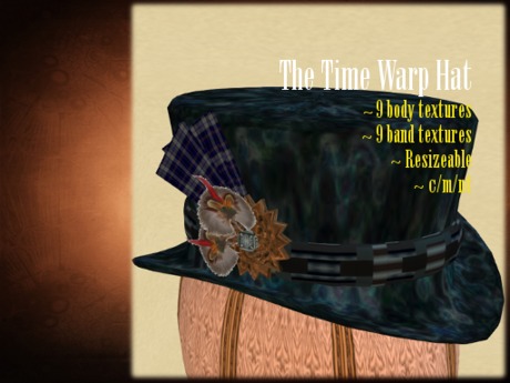 Second Life Marketplace - @LC@ Chameleonic Time Warp Hat - Human and ...