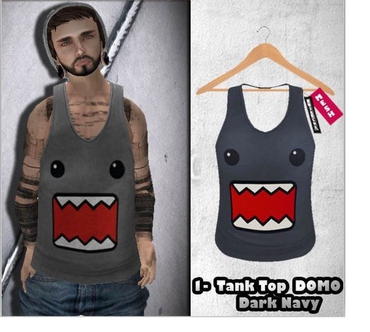 Second Life Marketplace - AnDreChi - DOMO - Mesh_Men's Vest Tank top ...