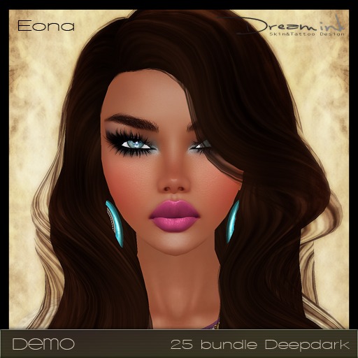 Second Life Marketplace - DEMO - DeepDark Skin EONA - DREAM INK DESIGN
