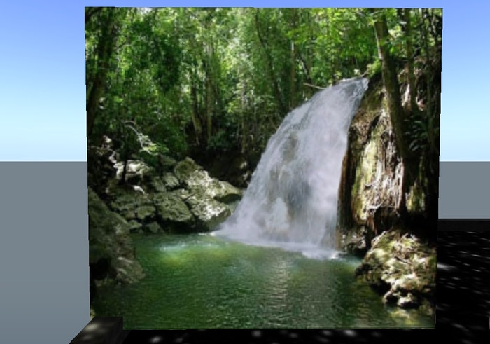 Second Life Marketplace - Sim divider Resizable Final type 1 waterfall ...