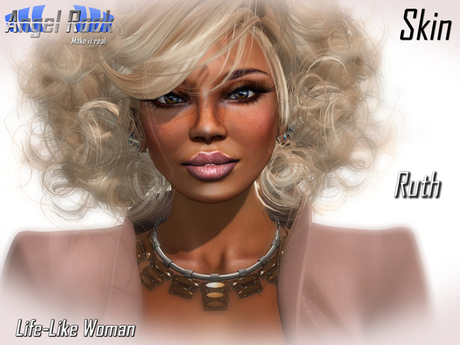 Second Life Marketplace - Angel Rock Skin RUTH BRONZE PEACH FAT PACK