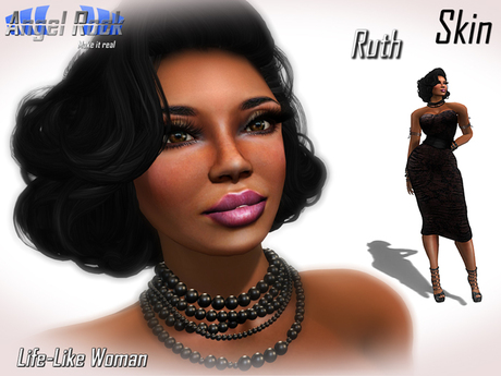 Second Life Marketplace - Angel Rock Skin RUTH BRONZE PEACH FAT PACK DEMO