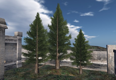 Second Life Marketplace - Three Pine Trees in 2 prims