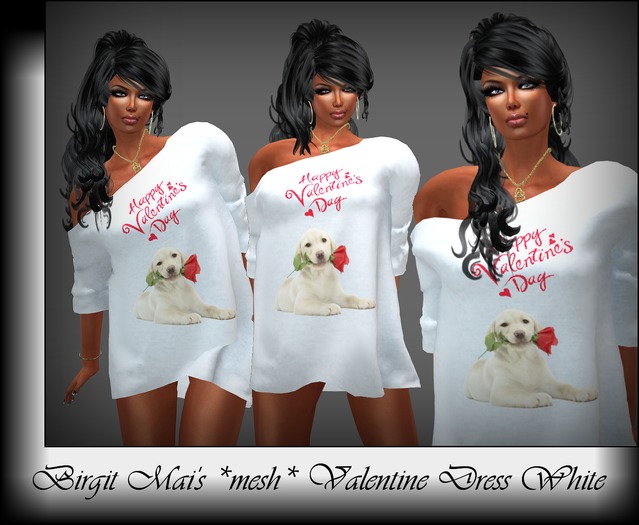 Second Life Marketplace - Birgit Mai's *MESH* Valentine Dress Outfit ...