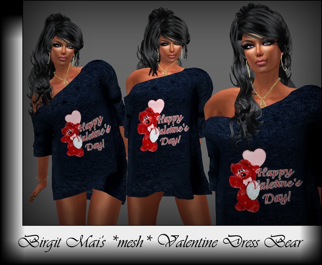 Second Life Marketplace - Birgit Mai's *MESH* Valentine Dress Outfit ...