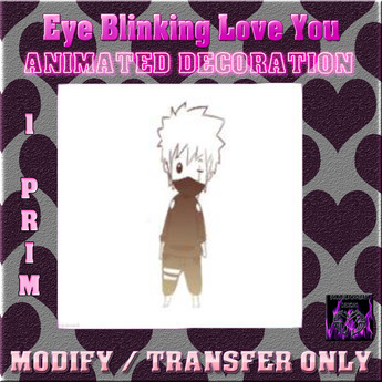 Second Life Marketplace - BBD - Eye Blinking Love You (ANIMATED ...